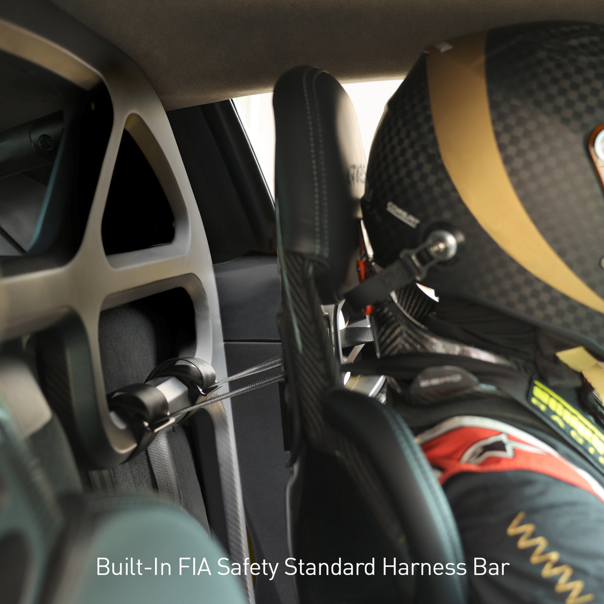SR GT4 RS DRY CARBON FIBER ROLL CAGE & HARNESS BAR - FIA 253 COMPLIANT ...