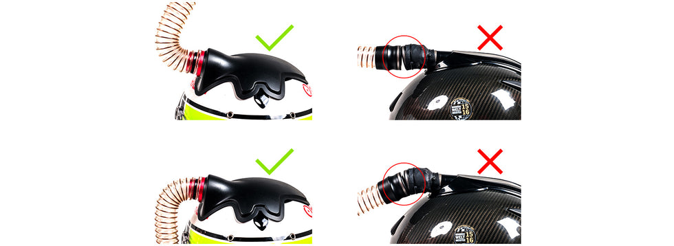 SR MINI-MAG QUICK CONNECT FORCED AIR HELMET KIT FOR BELL HP7, HP77, RS ...