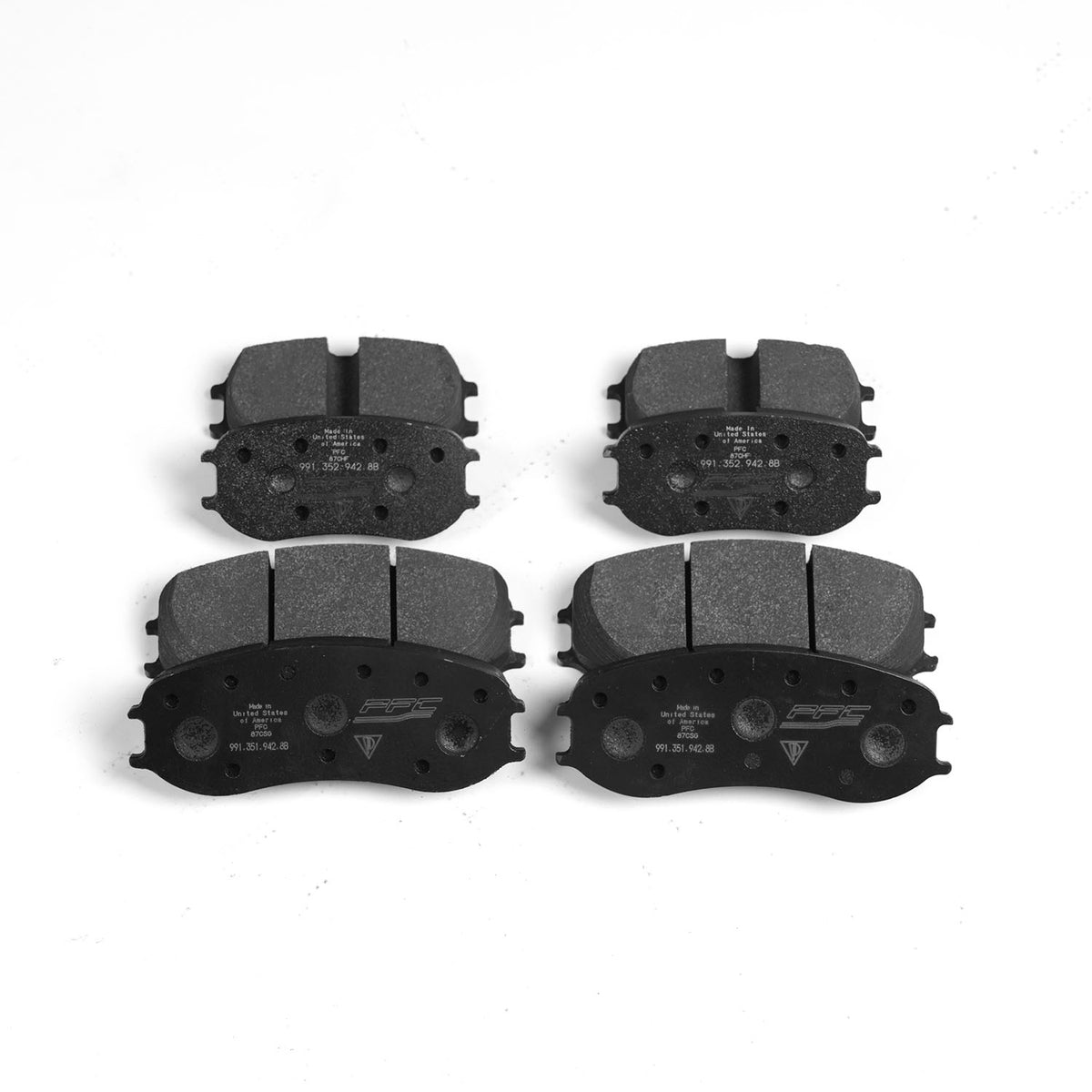 PORSCHE MOTORSPORT ENDURANCE BRAKE PADS FOR CLUBSPORT BRAKE KITS (4 WH ...