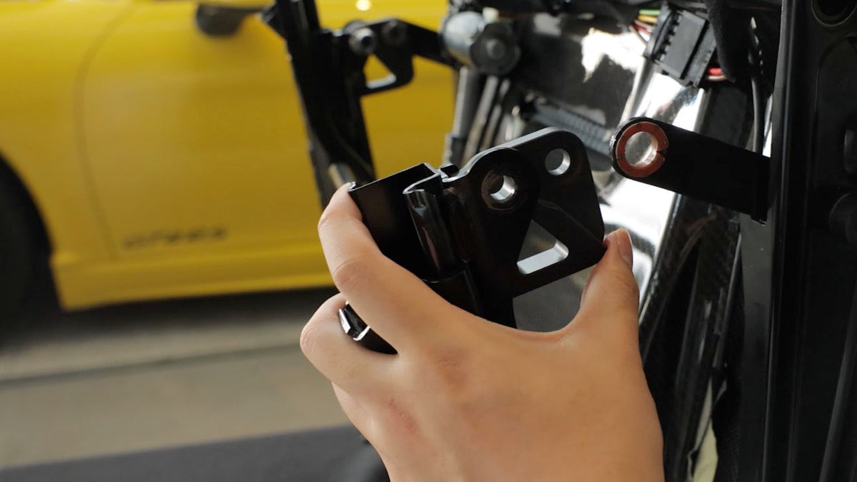 SR PORSCHE LWB SEAT ANGLE ADJUSTER - TC4 TITANIUM [PORSCHE 992 GT3 RS ...