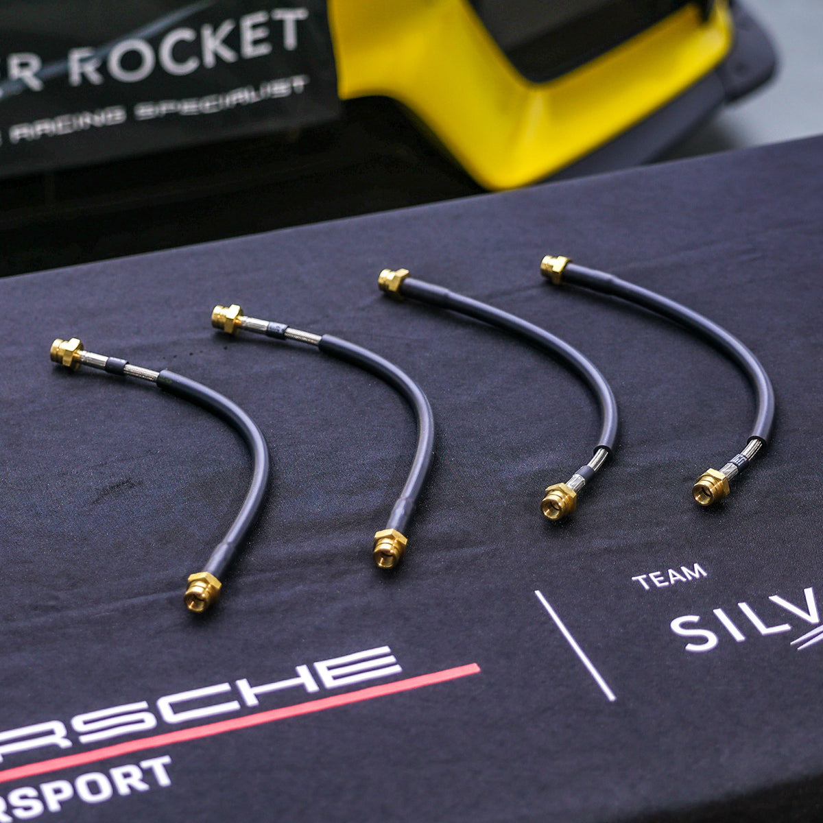 GT4 RS BRAIDED BRAKE LINE SET FRONT&BACK [MANTHEY RACING] – SilverRocket