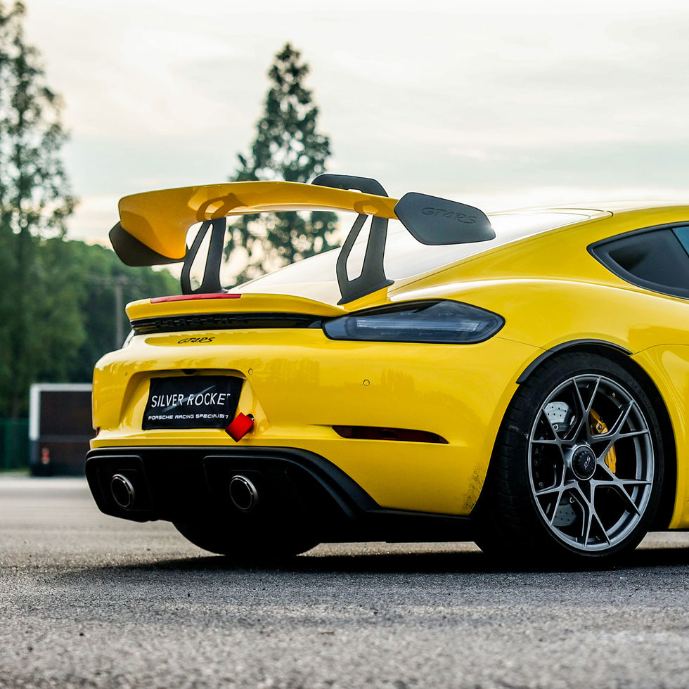 SilverRocket Porsche 718 GT4 RS Performance Kit – Silver Rocket Racing